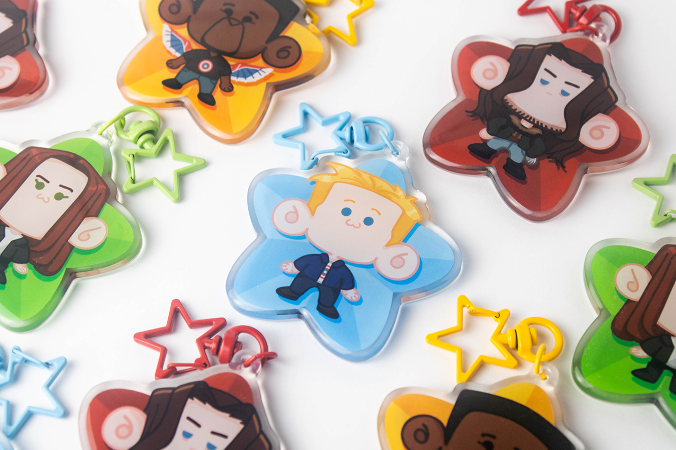 Cap Quartet Keychains — anomillus